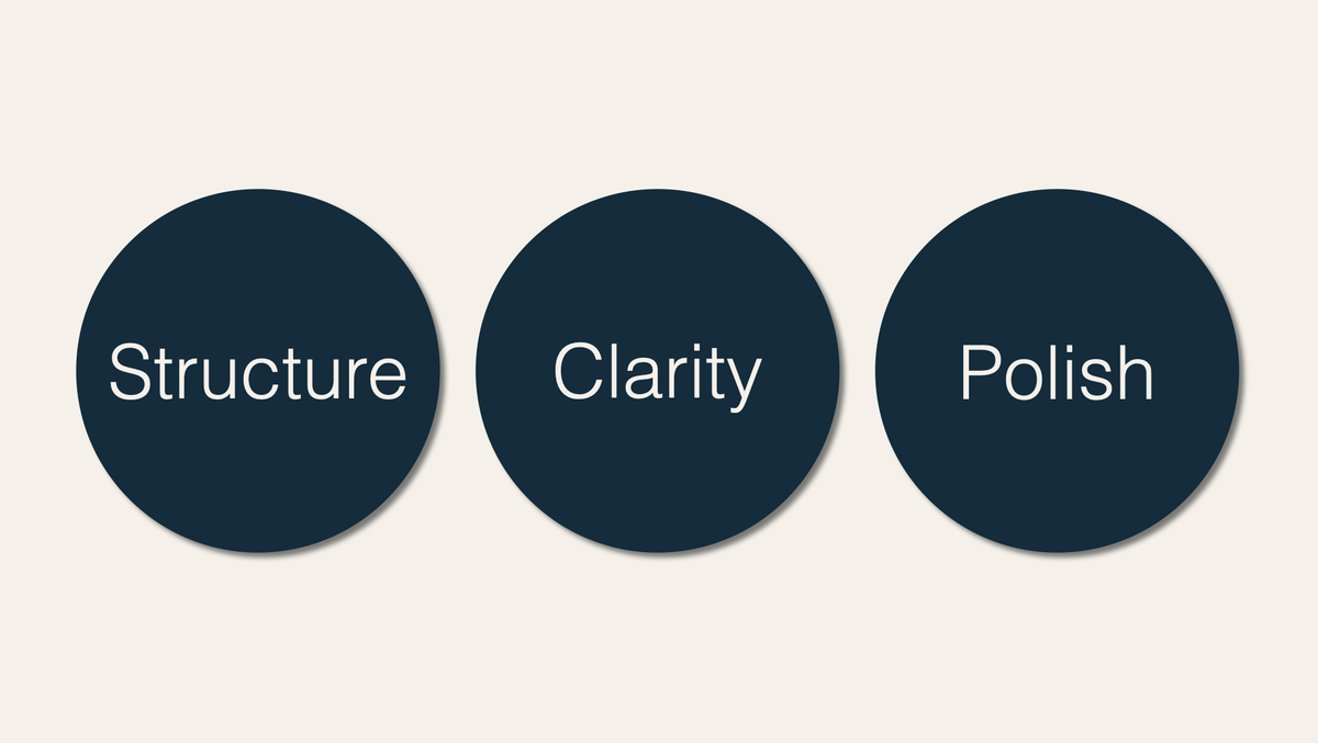 Edit your writing 3 times